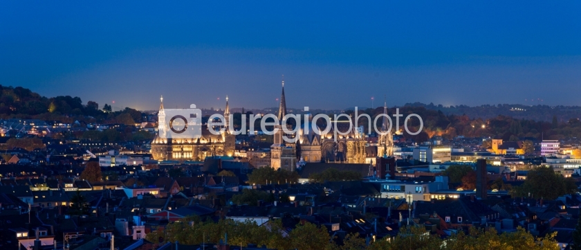 Aachen Panorama - Wandbild als Leinwand, Galeriedruck, Forex oder Alu ...